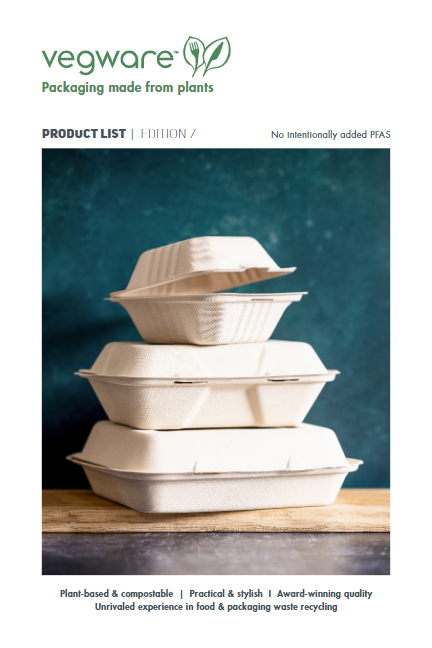 Marketing Material, Vegware – PFAS Free Product List, Edition 7